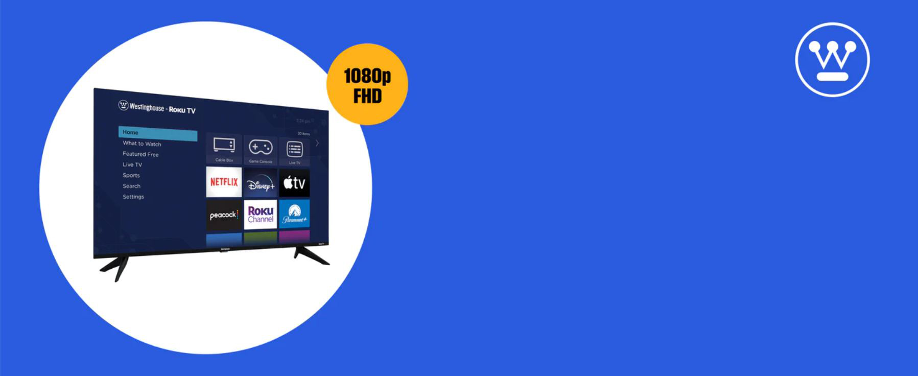 Westinghouse EX Series 43" Edgeless HD Roku TV (WR43EX2300, 2024) - Newegg.com